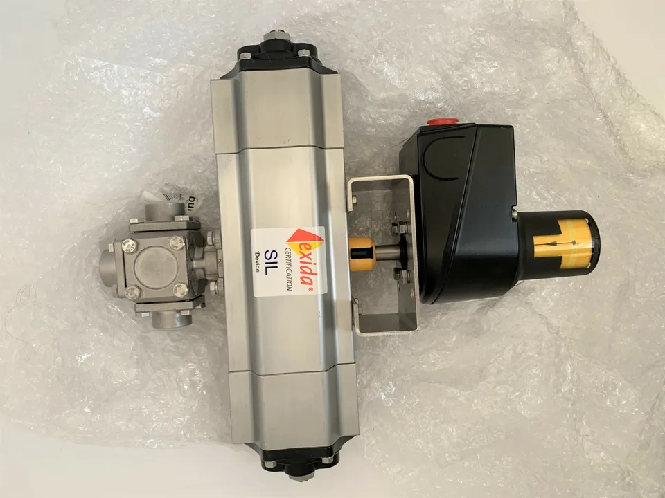 Quifer KPM-005 RPC Spring return Rack and Pinion Actuator + K-control ...