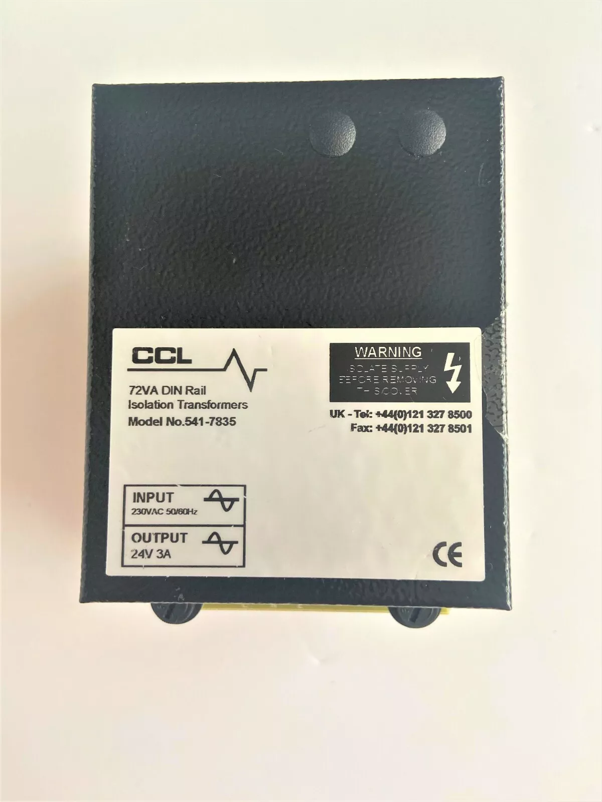 Computronic 72VA 100VA DIN Rail Transformer, 230V ac Primary 1 x, 24V ...